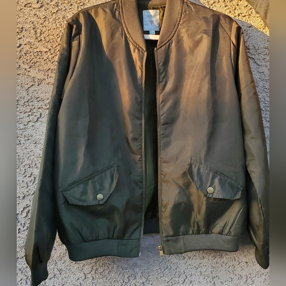 Guess | Jackets & Coats | Dark Green Guess Jacket | Poshmark